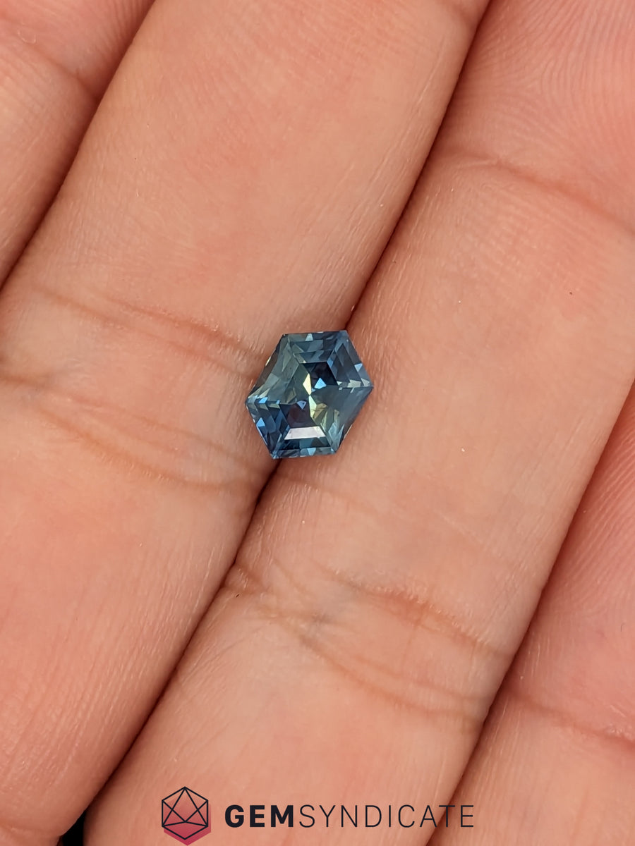 Impressive Elongated Hexagon Blue Sapphire 1.39ct – The Gem Syndicate