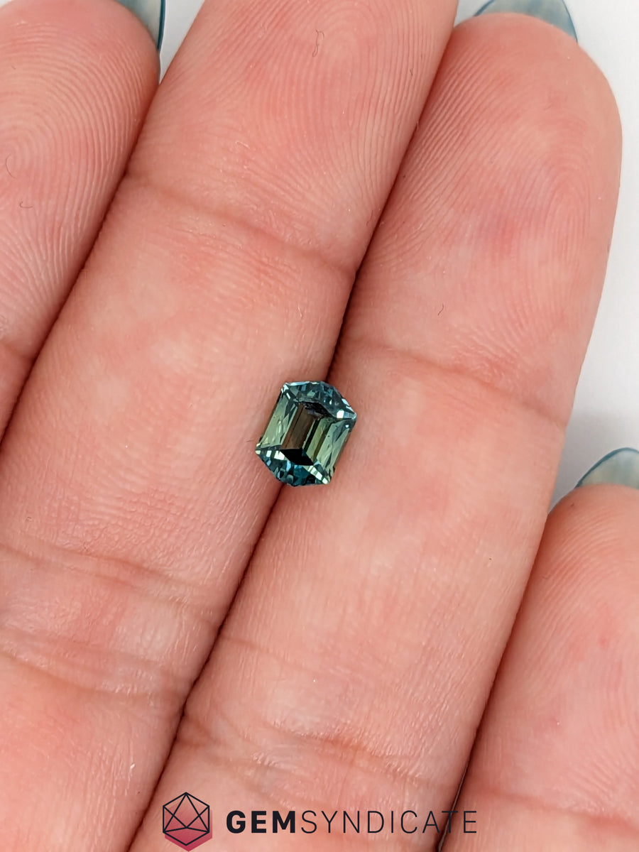 Impressive Elongated Hexagon Teal Sapphire 1.00ct – The Gem Syndicate