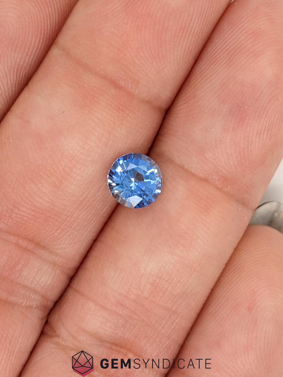 Blissful Round Blue Sapphire 1.20ct – The Gem Syndicate