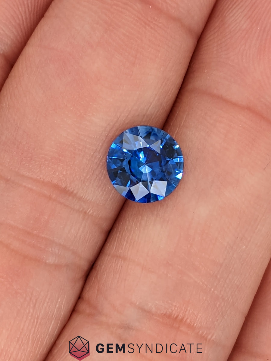 Magnificent Round Blue Sapphire 2.15ct – The Gem Syndicate