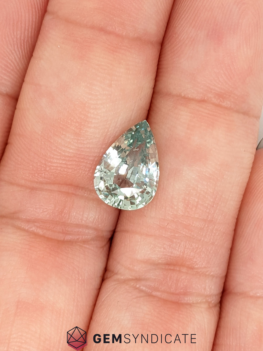 Dreamy Pear Shape Teal Sapphire 3.77ct – The Gem Syndicate